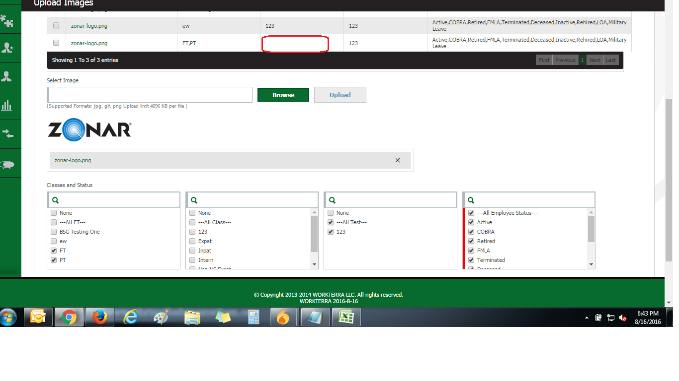 Wt 4246 Suggestion Class Wise Image Uploads Grid Shows Blank If None Is Selected Workterra Jira